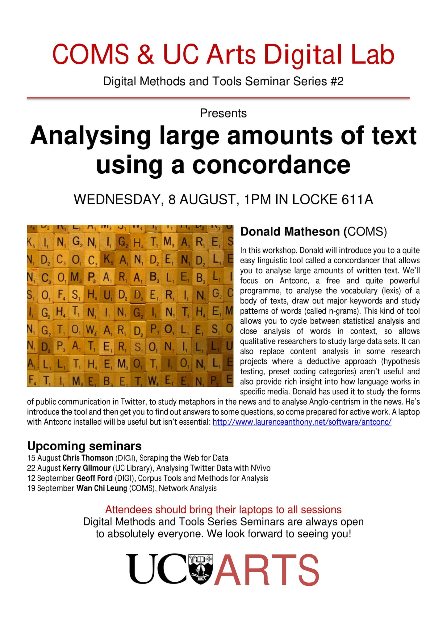 Digital Methods and Tools Seminar Series #2: Analysing large amounts of ...